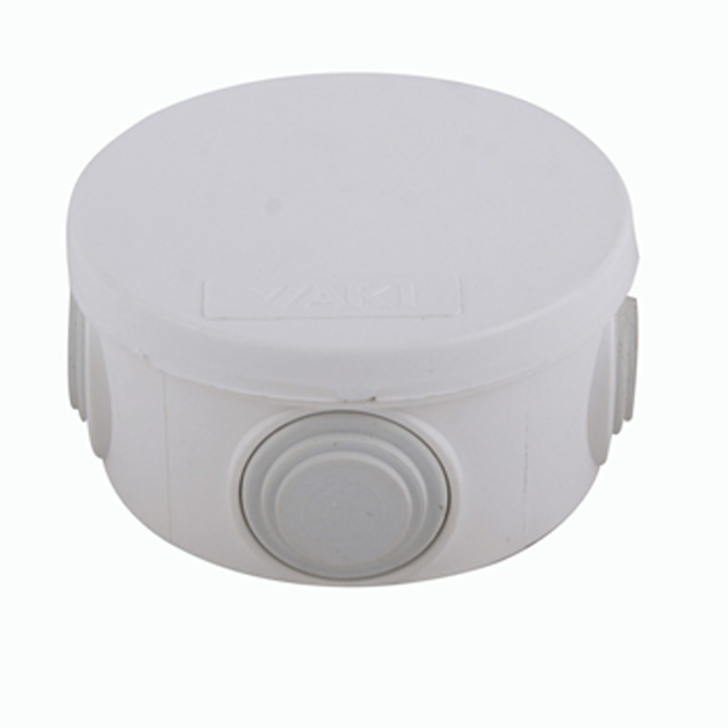 BOITE RONDS 70*70*35MM 4 ENTREES PAR EMBOUT "YAKI" | Bricodis