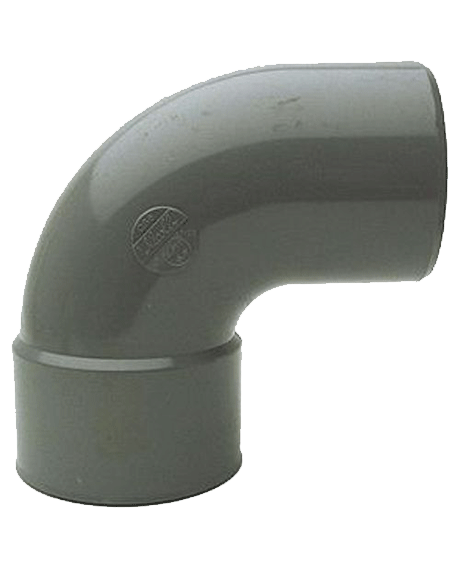 COUDE PVC GRIS 40MM M/F 90° | Bricodis