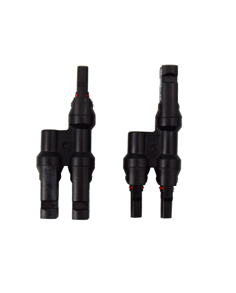 PAIRE CONNECTEURS MC4 3 VOIES M/F 30A MC4T-3 | Bricodis