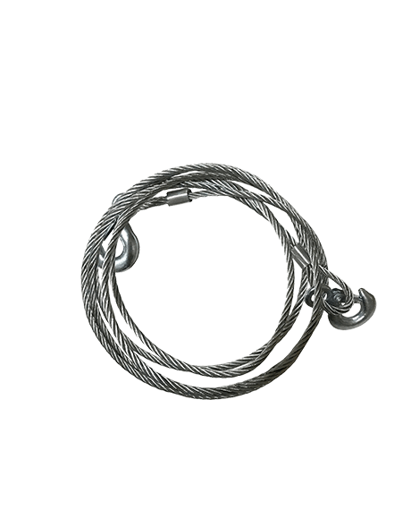 CABLE DE REMORQUAGE EN ACIER 8MMx4M | Bricodis