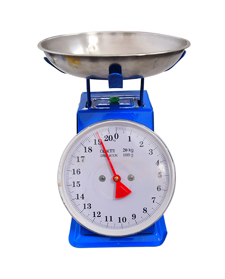 BALANCE DE MENAGE AVEC CADRAN FORCE 20KG C-140-20KG | Bricodis