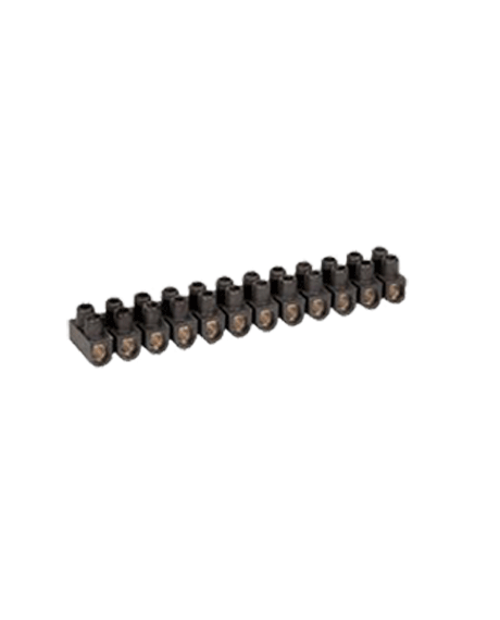 BARRETTE DOMINO NOIR 60A N° 25MM² "YAKI" | Bricodis